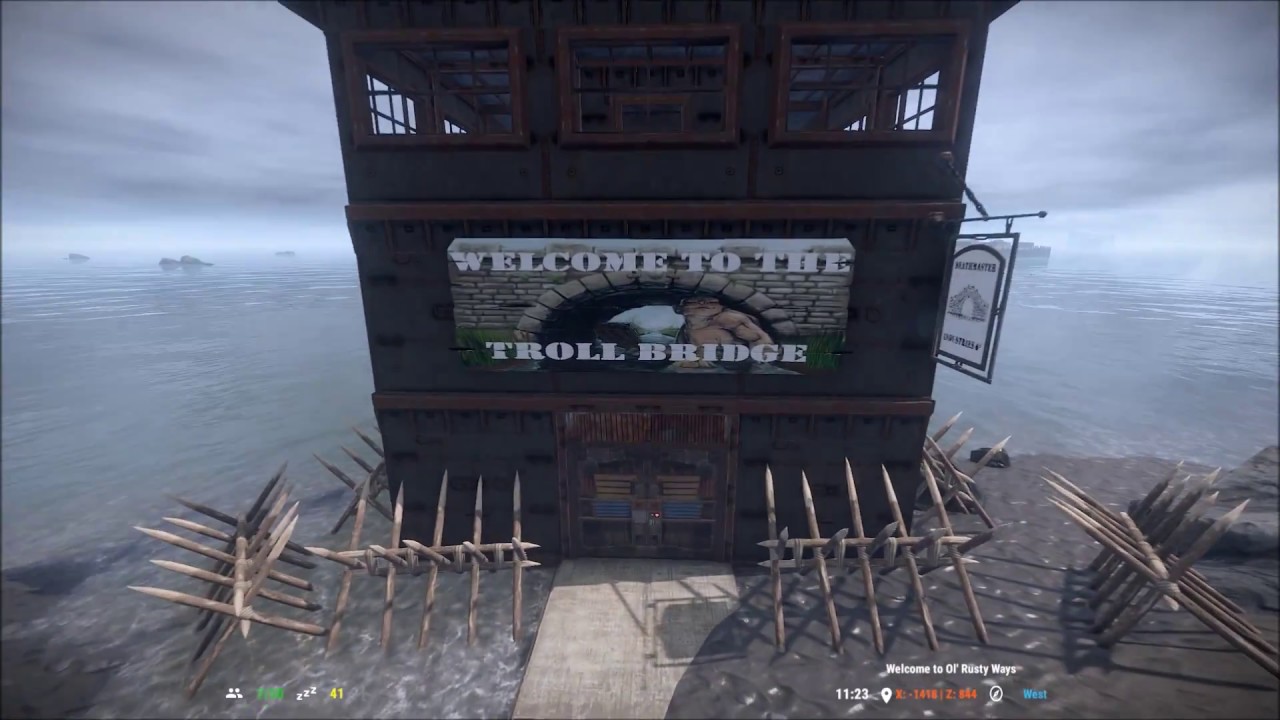 Rust Large Builds - Island Base & Bridge - YouTube