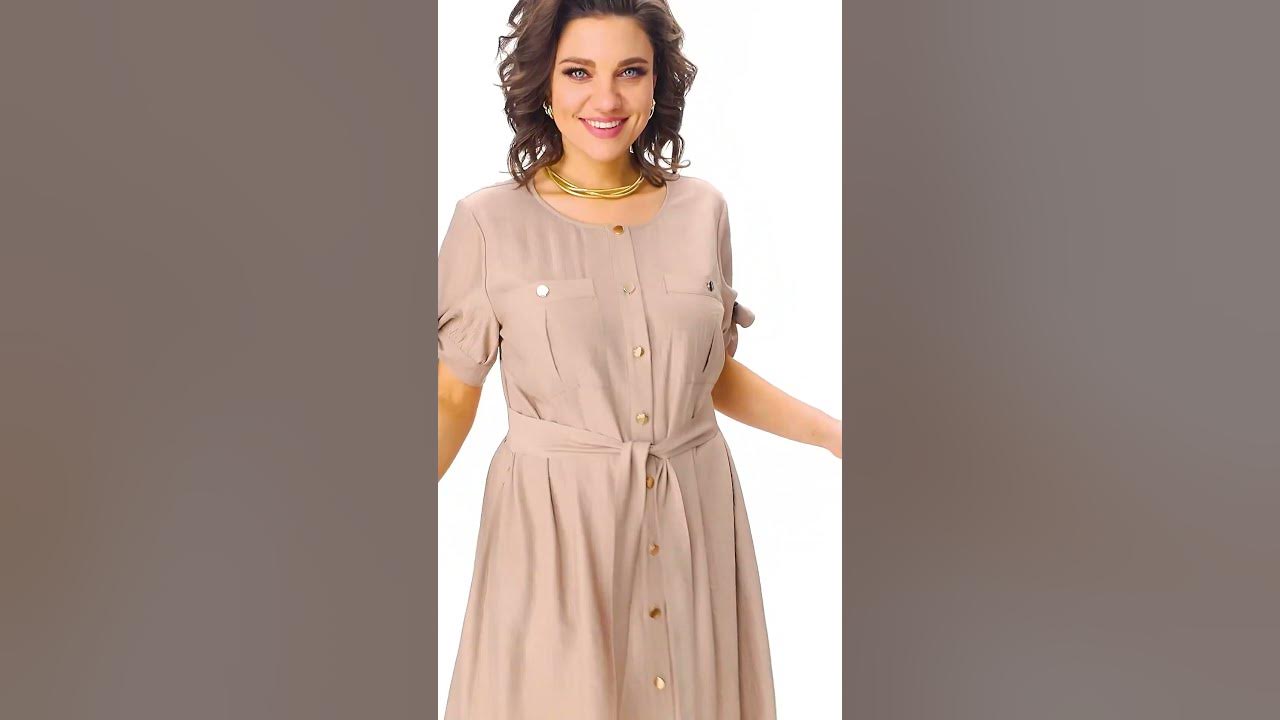 Платье Vi Oro 1180 песок - YouTube