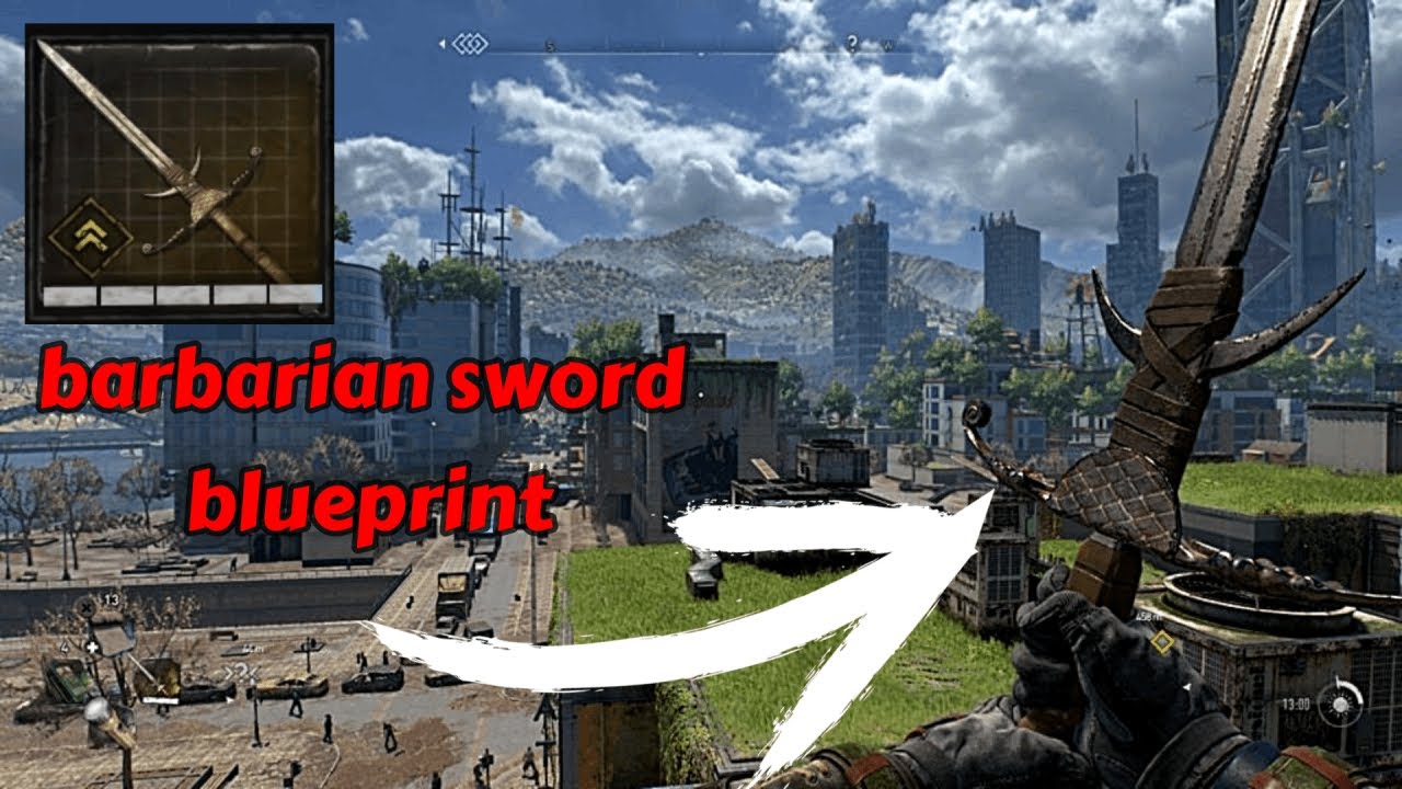 barbarian weapon blueprint location in dying light 2 - YouTube