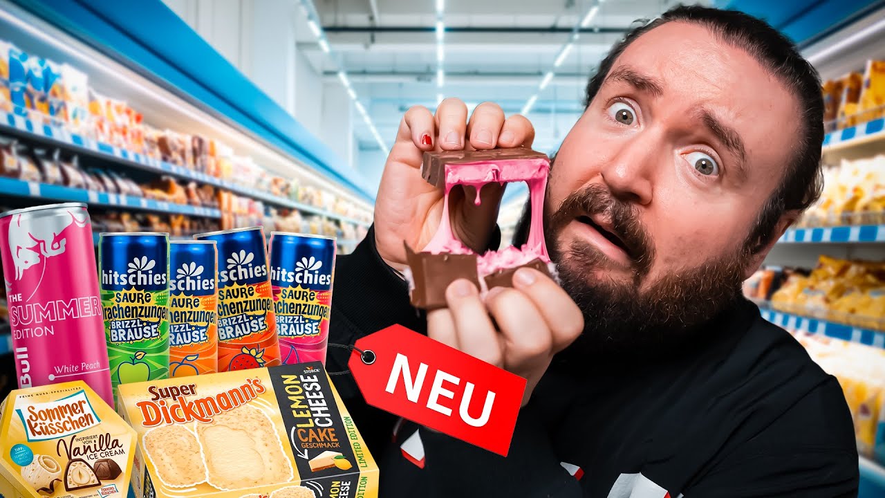 ICH TESTE NEUE SUPERMARKT PRODUKTE um euch zu BILDEN - YouTube