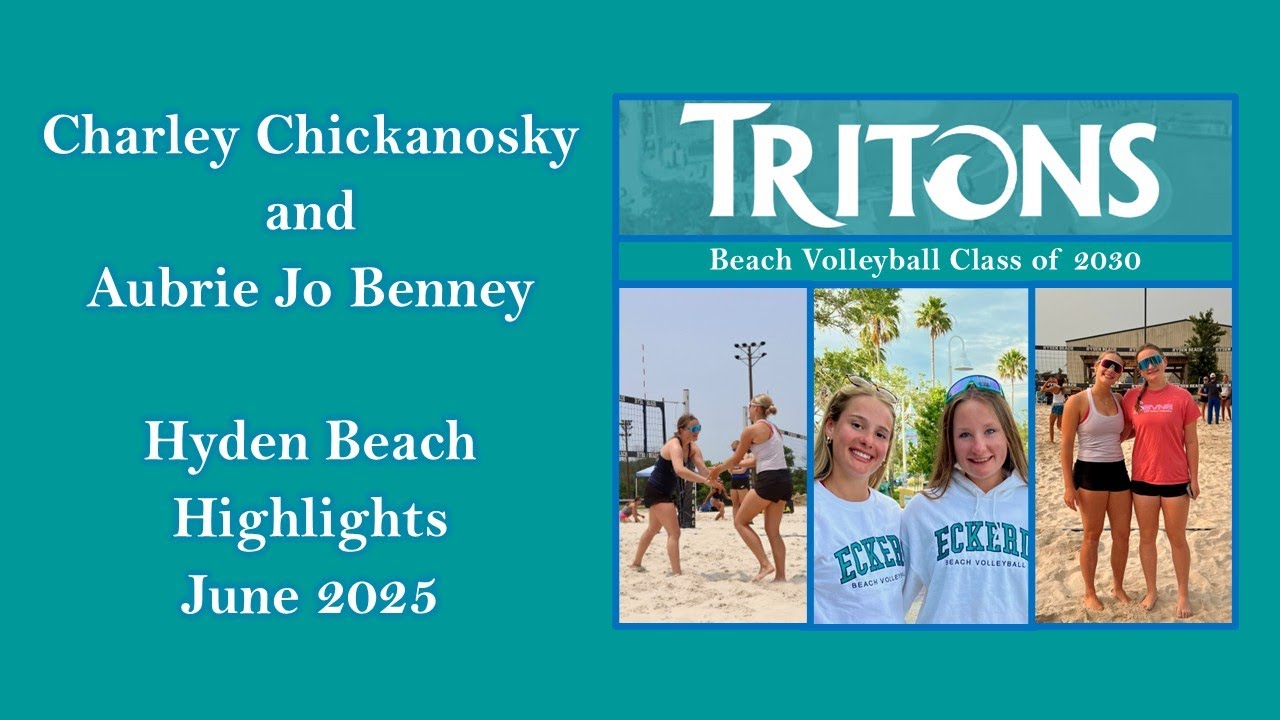 Charley Chickanosky and Aubrie Jo Benney beach volleyball highlights ...