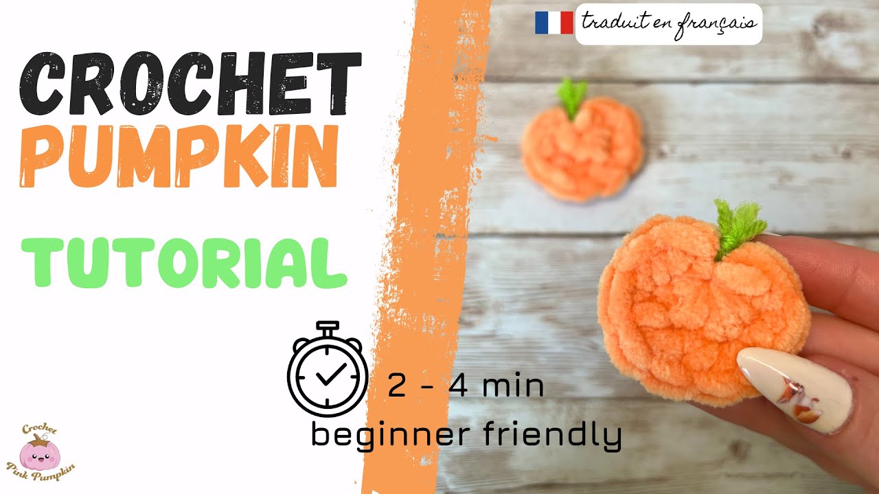 Crochet Pumpkin Tutorial - Mini Pumpkins - Fast, Easy Beginner Crochet Pattern for Fall ...