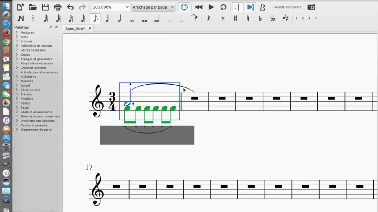 MuseScore - Valeur longue en trémolo avec staccato - YouTube