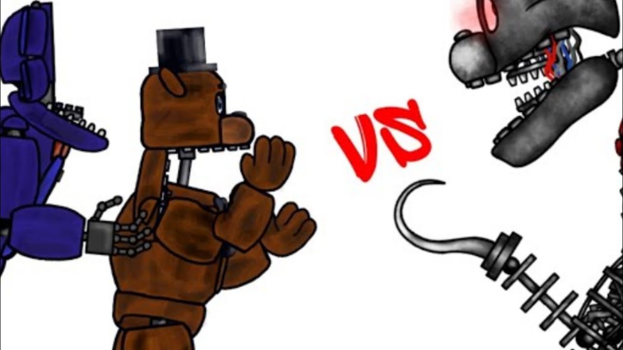 [Dc/fnaf] Withered animatronics vs Ignited animatronics **4 Series ...