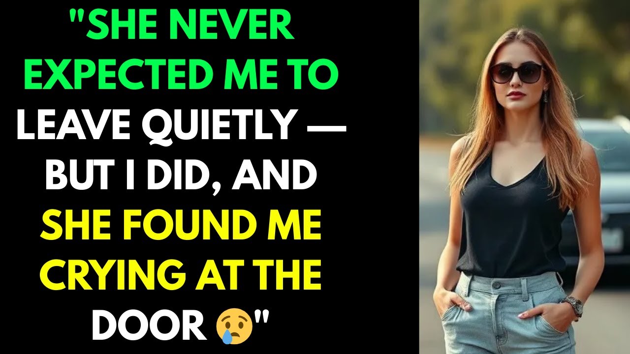 She Never Expected Me to Leave Quietly — But I Did, and She Found Me ...