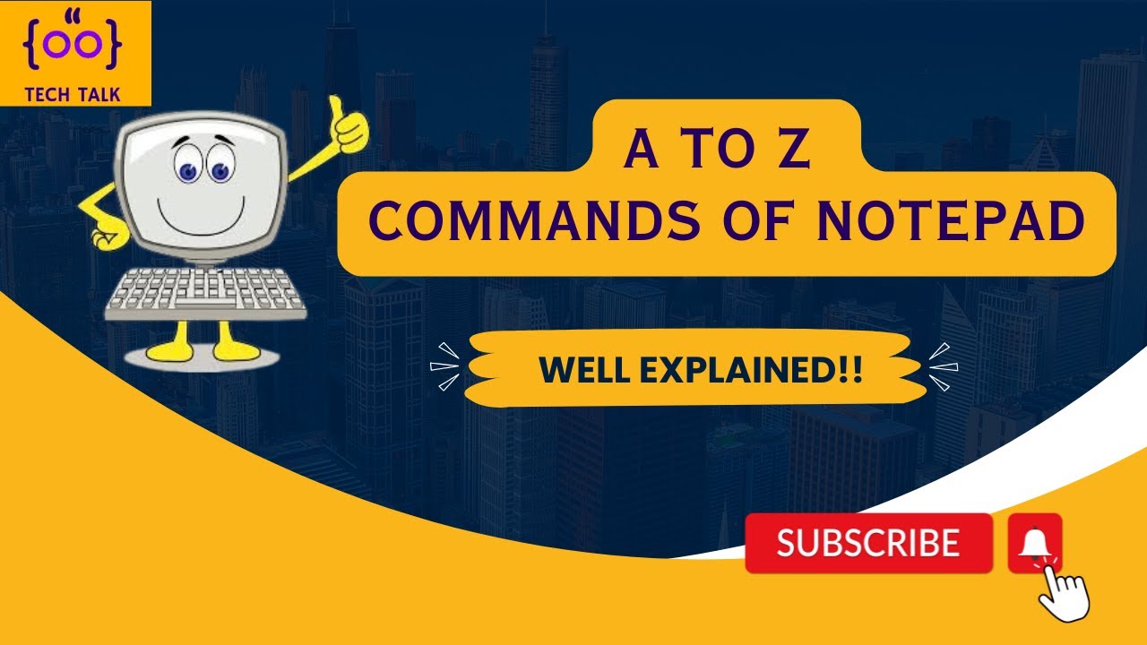 How to use Notepad in Computer? - YouTube