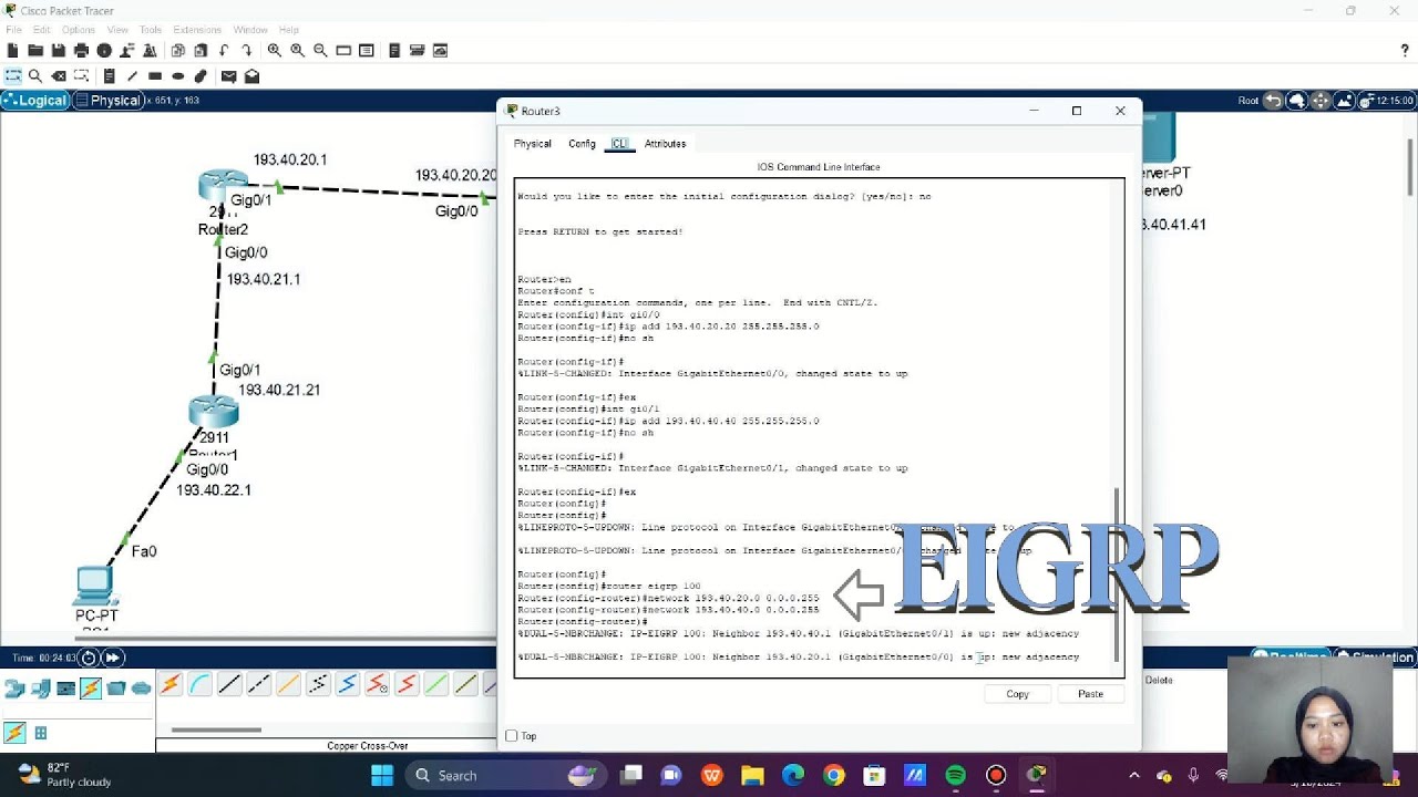 Tugas Pertemuan 7_Konfigurasi EIGRP_ Jaringan Komputer Lanjut - YouTube