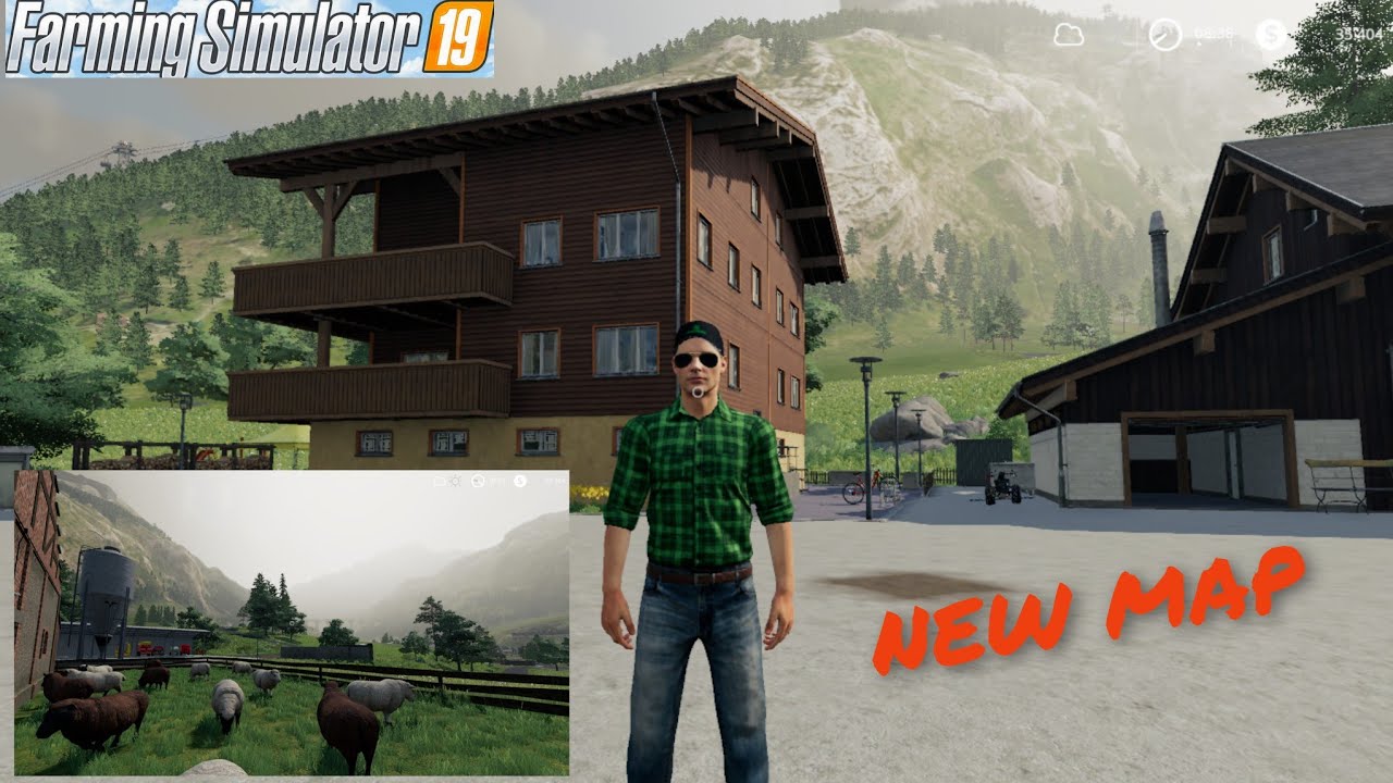 FARMİNG SİMULATOR 19 - ERLENGRAT// YENİ SERİ - NEW MAP // ÇİM SLAJI ...