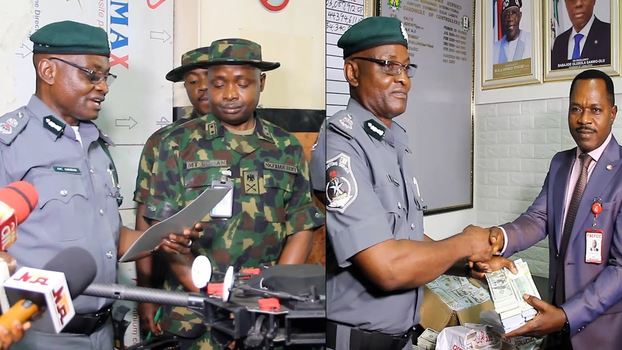 MMIA Customs Hands Over Counterfeit of $1.250M to EFCC, Military Wares ...