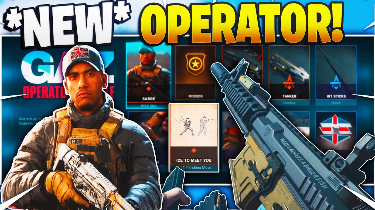 the NEW GAZ OPERATOR BUNDLE in MODERN WARFARE! KYLE "ICE TO MEET YOU ...