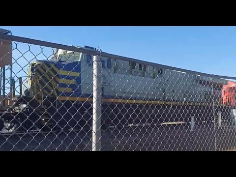 CN 3269 leading a potash train in Ladysmith, Wisconsin. - YouTube
