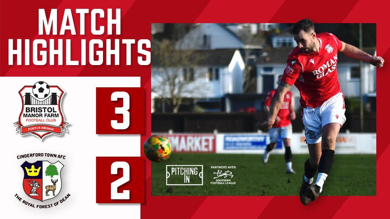 MATCH HIGHLIGHTS: Bristol Manor Farm 3 - 2 Cinderford Town - YouTube