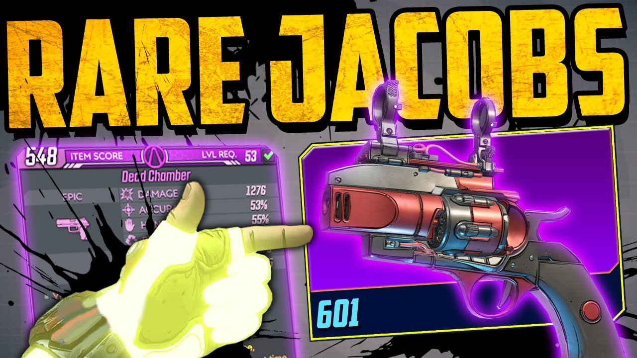 INSANE EPIC JACOBS PISTOL NOBODY USES? - THE DEAD CHAMBER - Borderlands ...