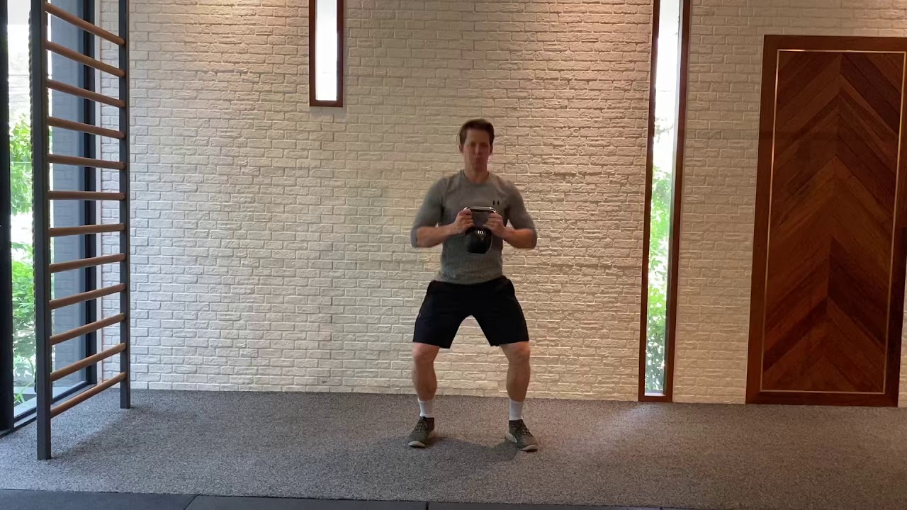 Two handed squat clean | Kettlebell - YouTube