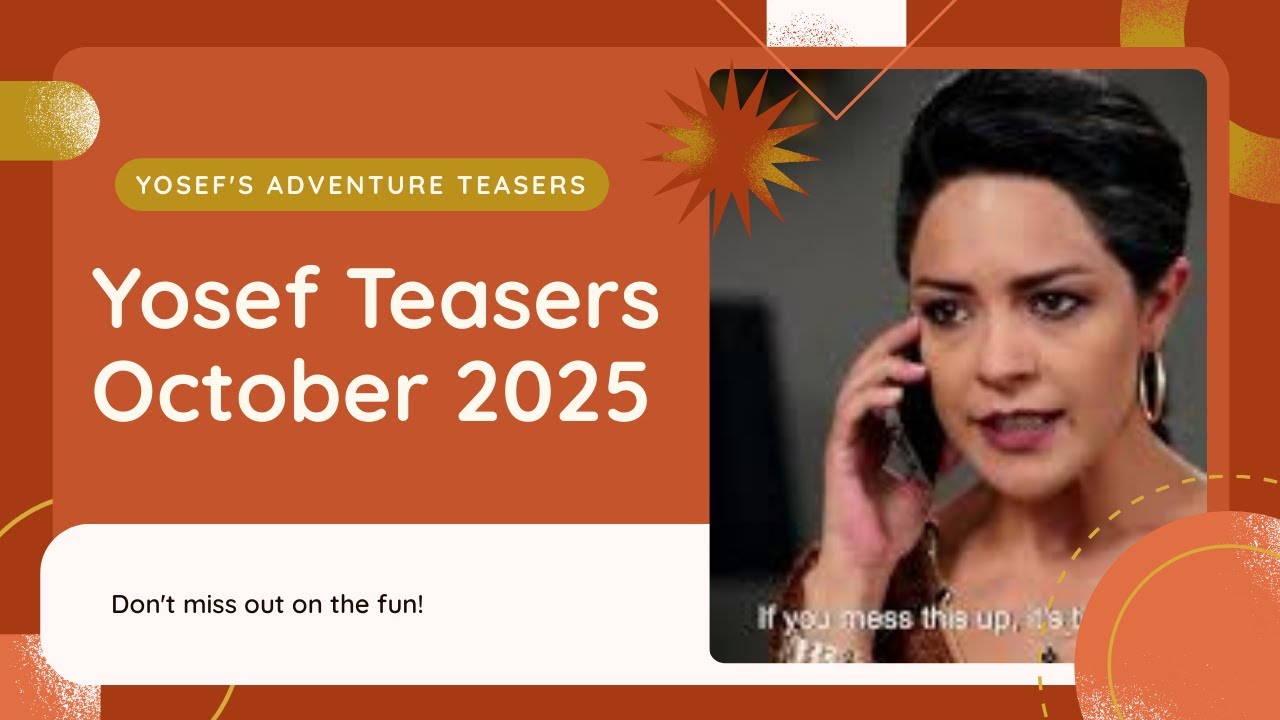 Yosef Teasers October 2025 | e.tv - YouTube