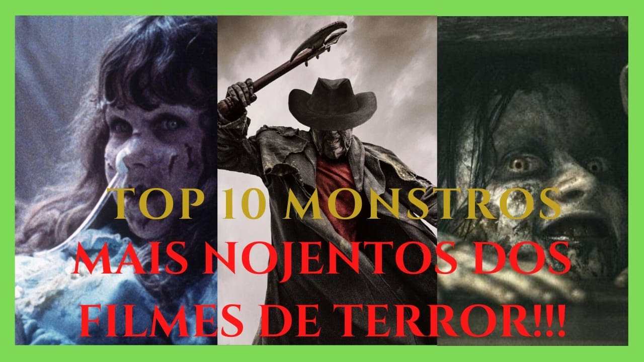 TOP 10 MONSTROS E VILOES MAIS NOJENTOS DOS FILMES DE TERROR!!! - YouTube