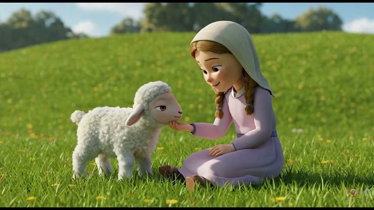 Mary Had A Little Lamb 🐑 | 3D Pixar Nursery Rhyme for Kids | Animated ...