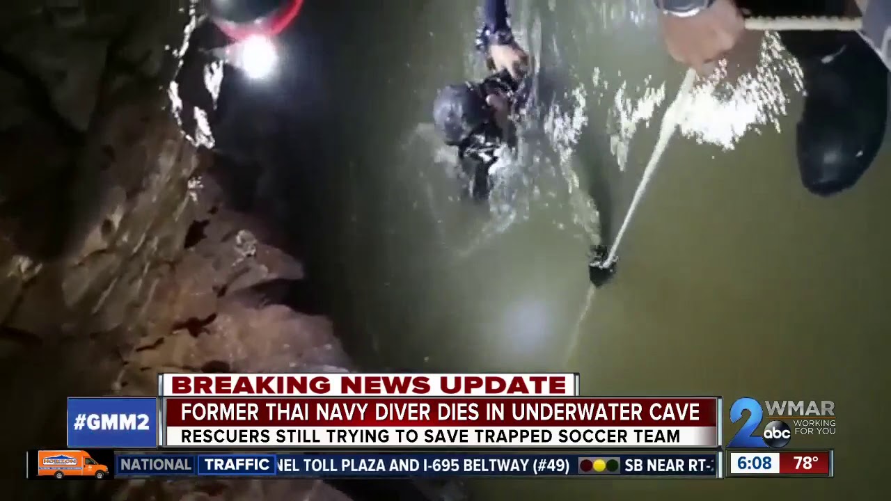Thai cave rescue: Former Navy diver dies while exiting flooded tunnels ...