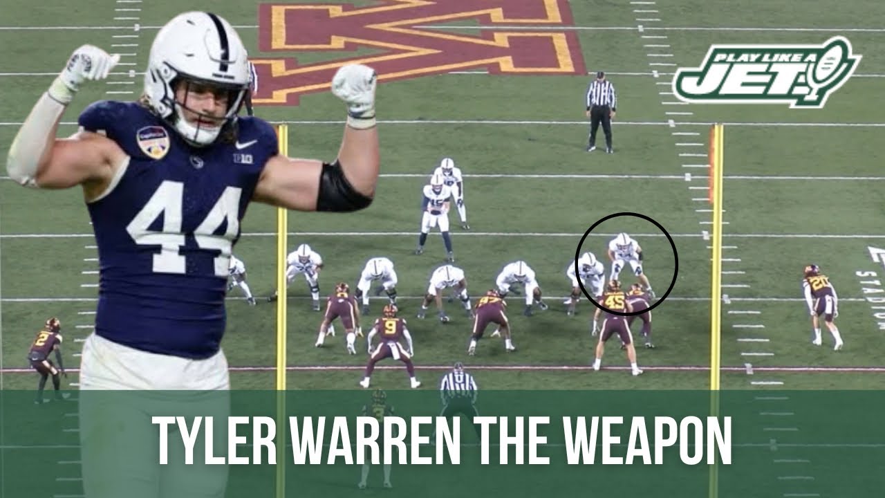 Is Tyler Warren the PERFECT fit for the New York Jets? | Film Breakdown ...