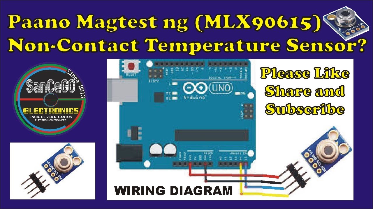 Paano Magtest ng (MLX90615) Non Contact Temperature Sensor? - YouTube