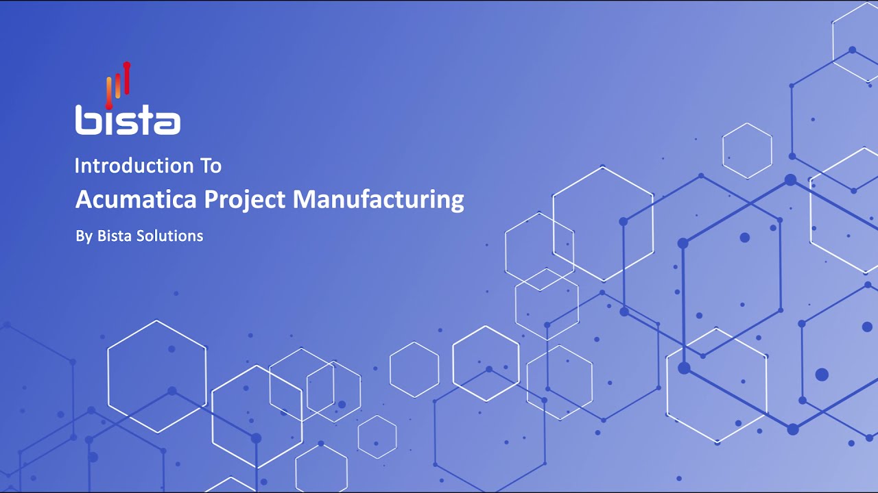 Acumatica Project Manufacturing Module. Acumatica Project Management ...