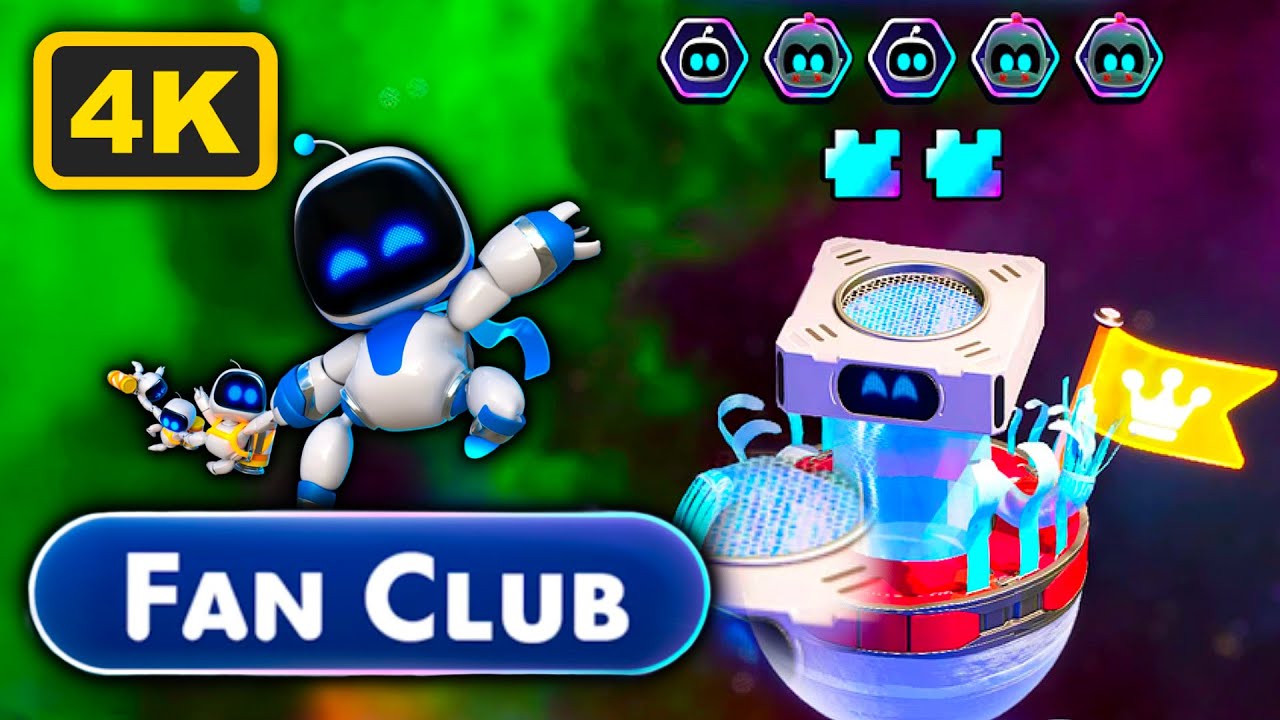 Fan Club – All Bots + Puzzle Pieces Walkthrough I Astro Bot [4K] - YouTube