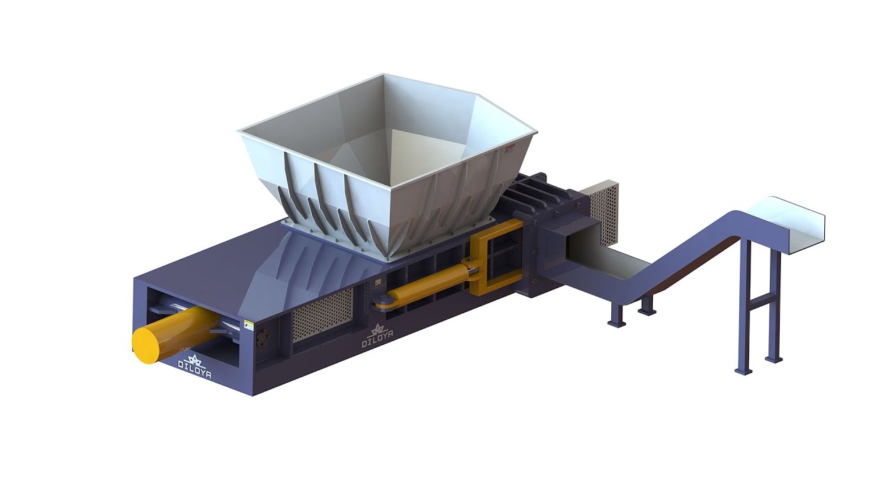 Tin Can Press Baling Machine - YouTube