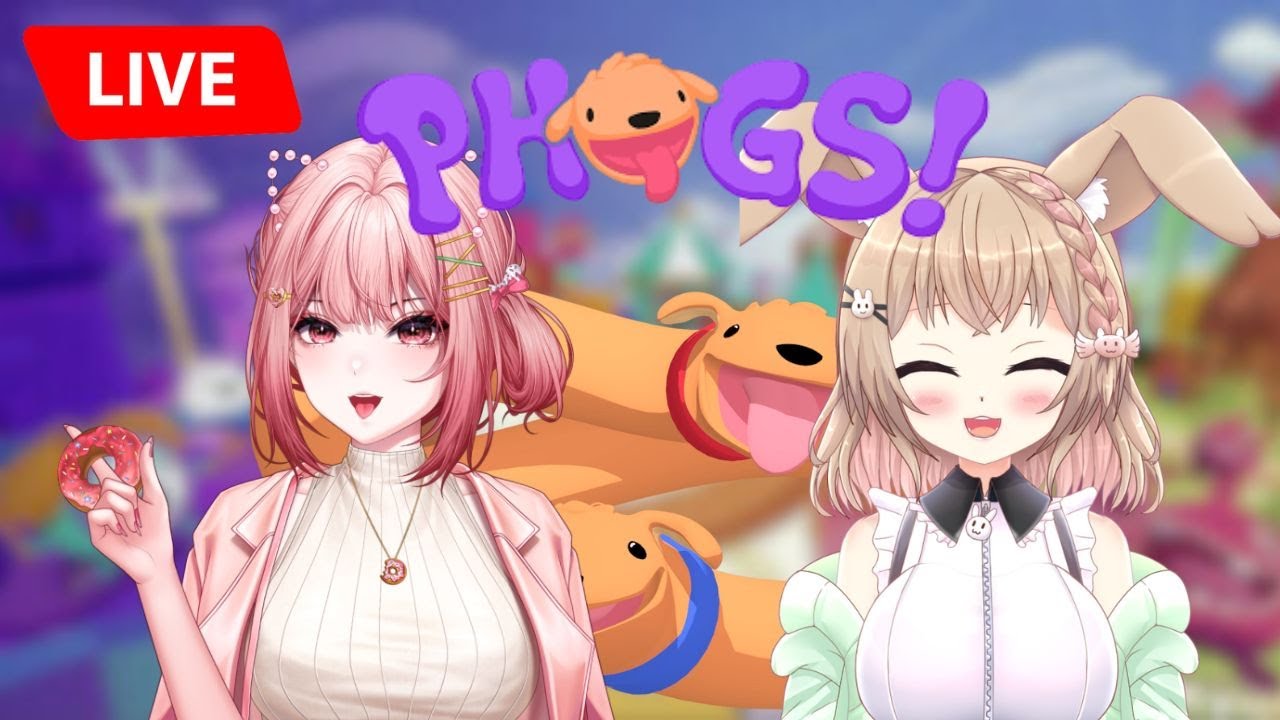 【🔴LIVE PHOGS】 TUBUHKU MENYATU DENGAN @AmayaMiyuCh ?! -Vtuber ID - YouTube