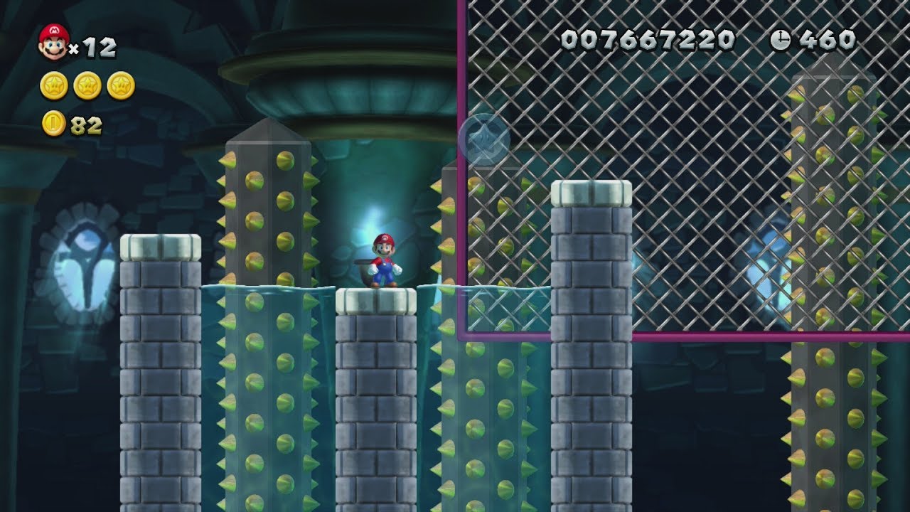 El castillo azul | NSMBU Nivel customizado - YouTube