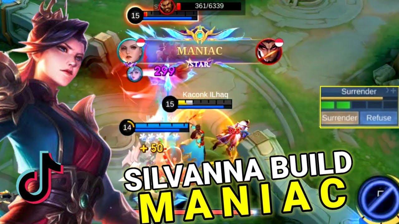 SILVANNA BUILD MANIAC! silvanna pake build ini auto menggila🔥 | MLBB #mlbbidcreator - YouTube