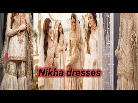 Top trend brides nikha dresses in different colors/.. Pakistani brides ...