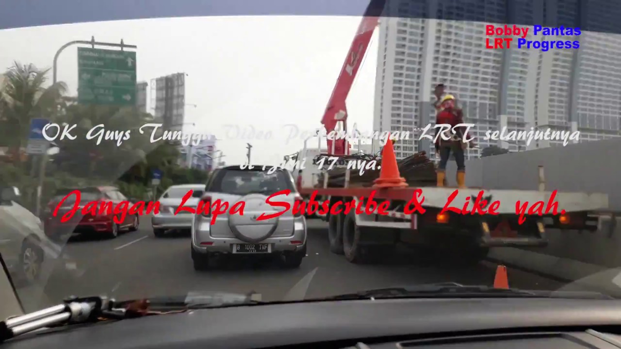 Progress Pembangunan#1 LRT Pulomas-Perempatan Kelapa Gading May 2017 ...
