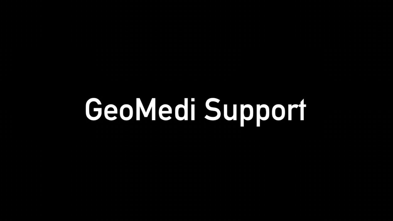 GeoMedi Support 開設いたしました！ - YouTube