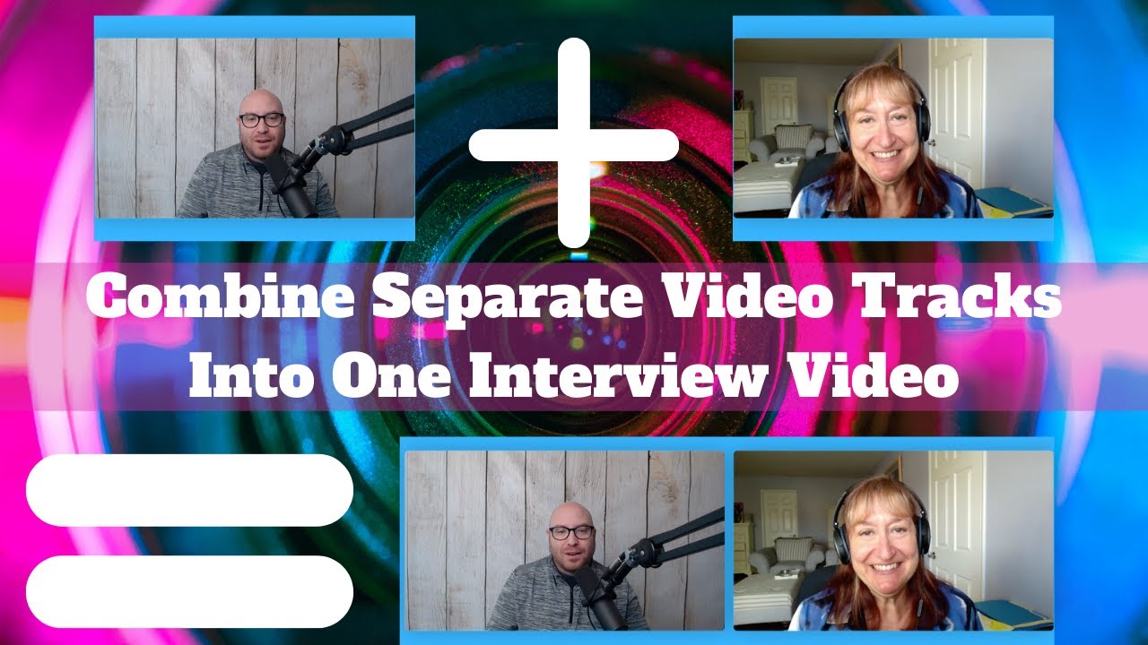 Combine Separate Video Tracks Into One Interview Video - YouTube