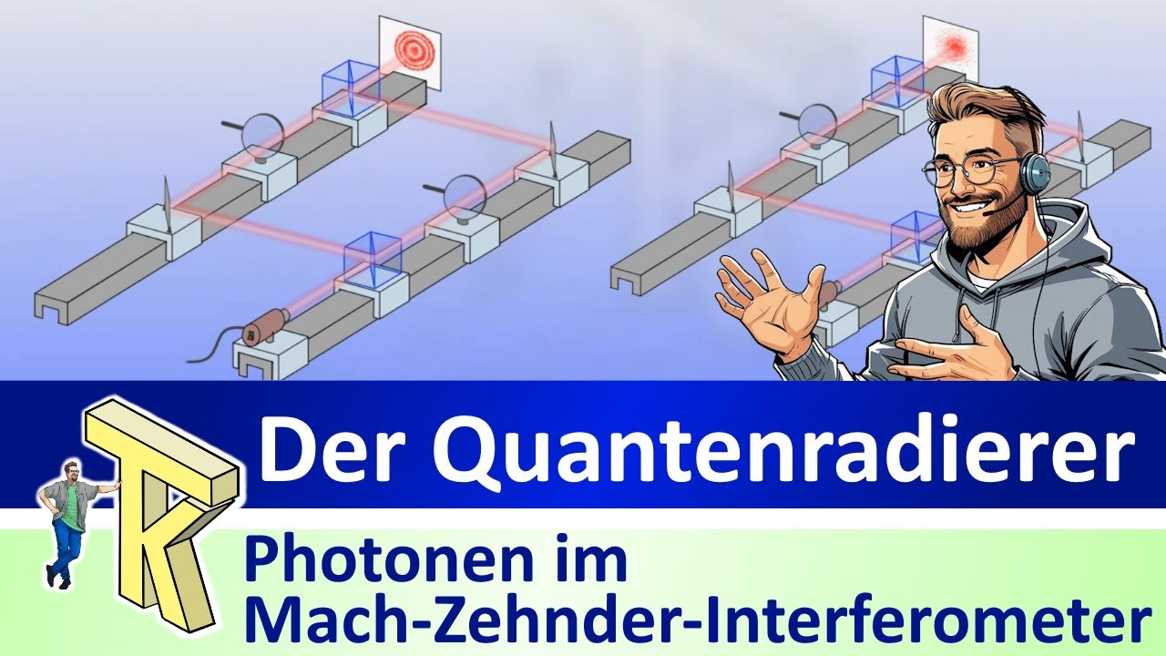 Der Quantenradierer - Photonen im Mach-Zehnder-Interferometer - YouTube