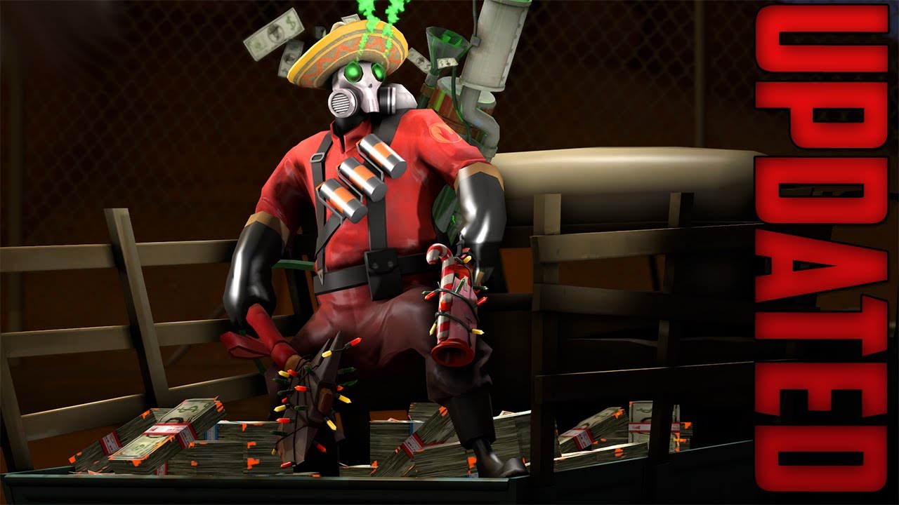 TF2: UPDATED MEXICAN PYRO! Hat raffle "announcement"! Commentary as ...