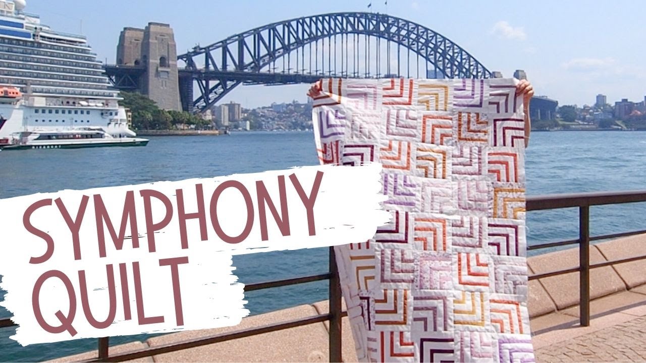 Making a new quilt! Symphony quilt pattern - YouTube