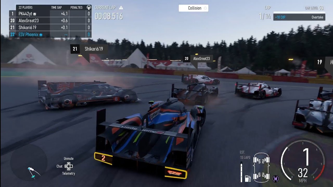 P1 Prototypes are so much fun at Spa! The Audi R18 is absurd! (Forza ...