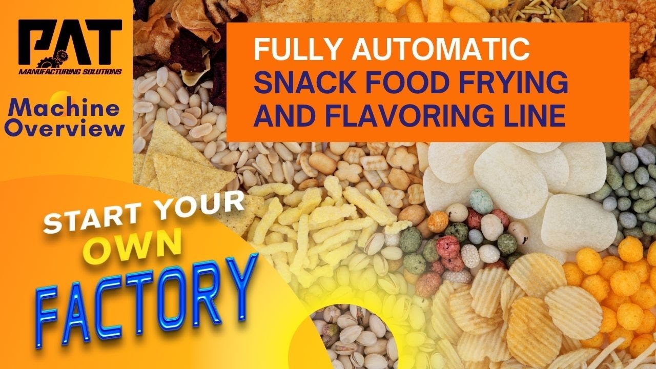 Fried Snack Food Production Line - Fully Automatic Fryer, 2 stage De ...