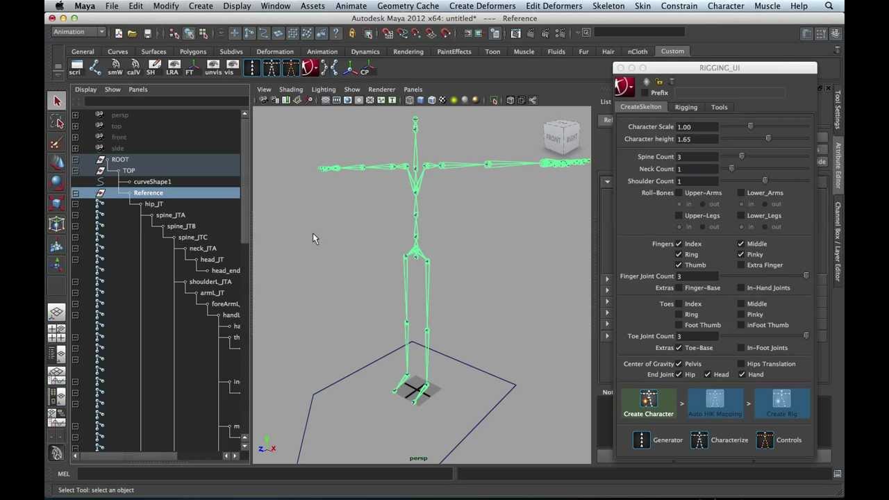 Skeleton Creator Demo - YouTube