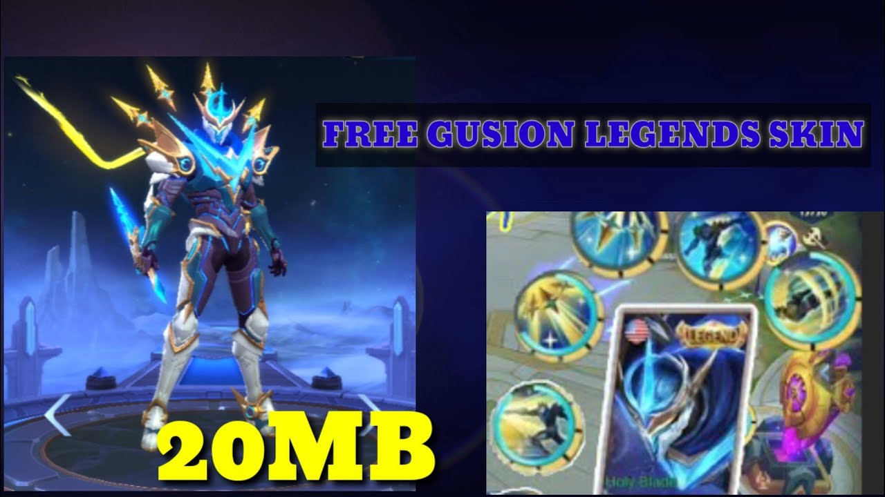 MLBB:GUSION LEGEND SKIN/COSMIC GLEAN GUSION - YouTube