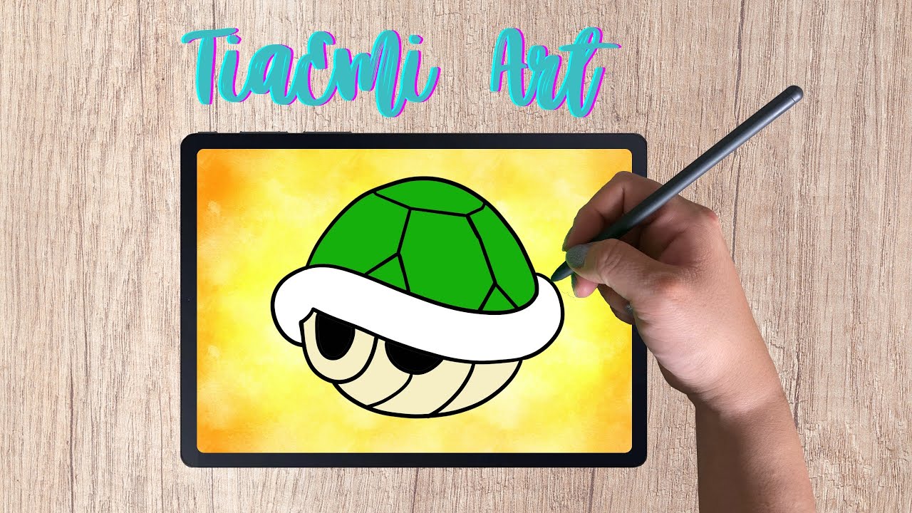 HOW TO DRAW MARIO'S TURTLE SHELL | MARIO WORLD - YouTube