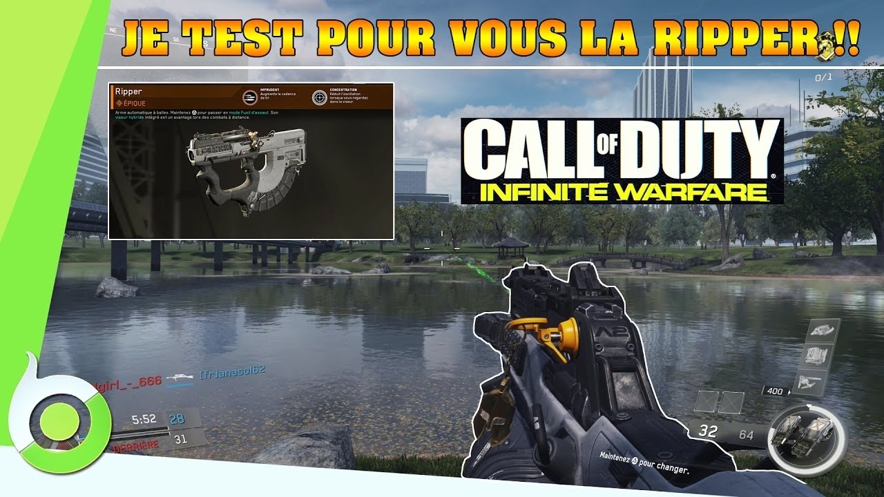 COD IW: Test de la "RIPPER" version Equipe de la RPR-EVO! - YouTube