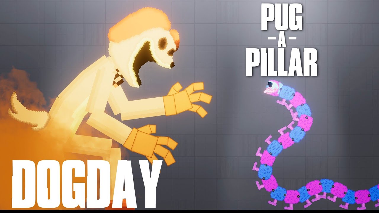 DogDay vs PJ Pug-A-Pillar - Who will Win ? [Poppy Playtime Chapter3 ...