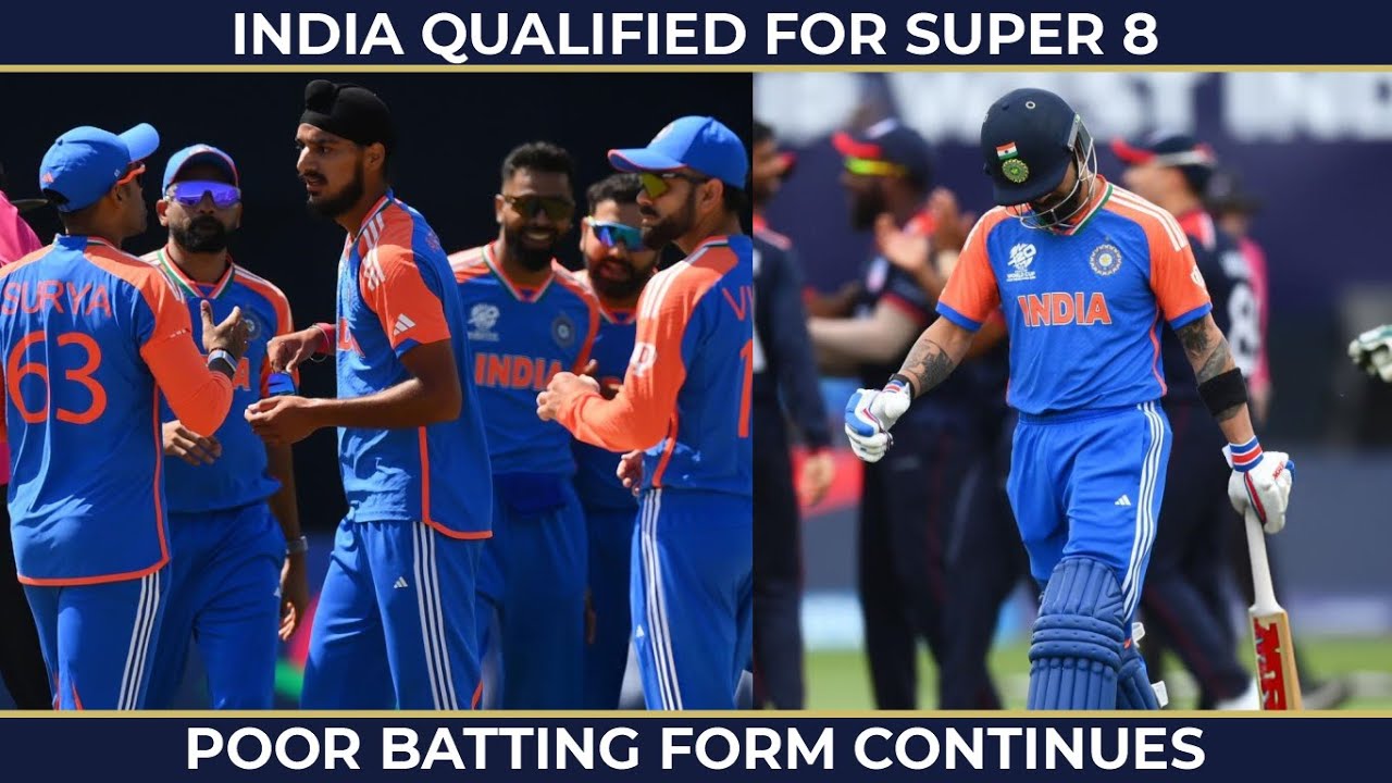 INDIA INTO SUPER 8 | No ROKO show in NY | Arshdeep shines | T20 World ...