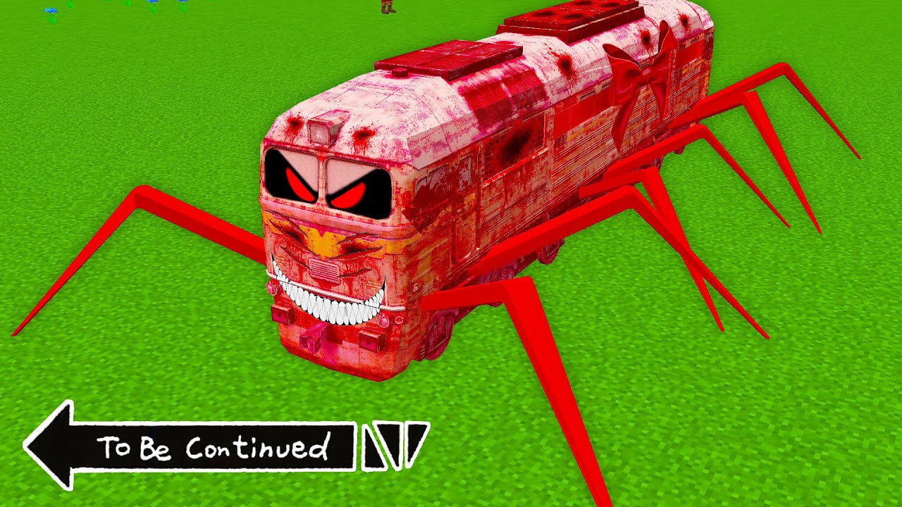 This is REAL THE SCARIEST SPIDER METRO TRAIN in MINECRAFT - Gameplay ...