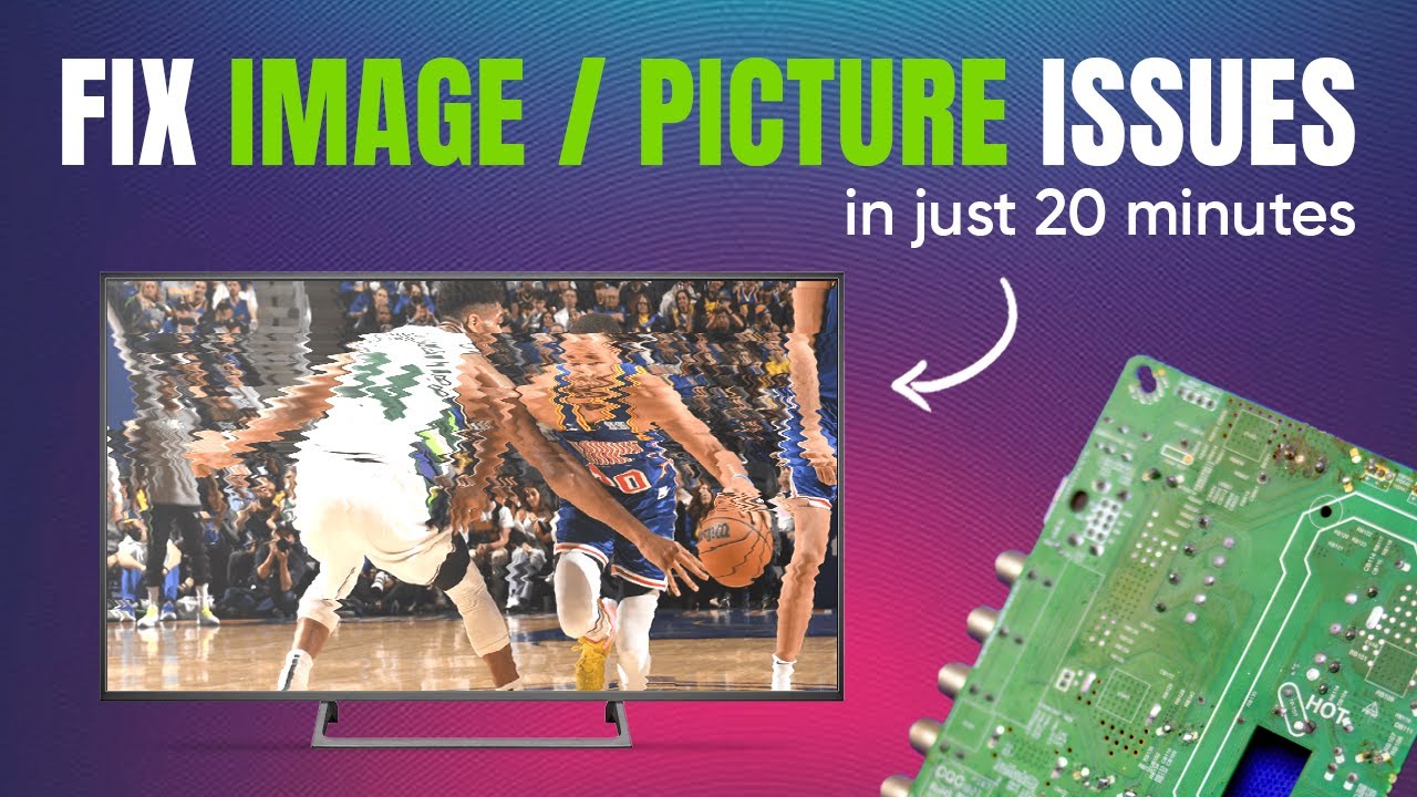 Does your TV have a distorted picture or image issues? DIY quick ...