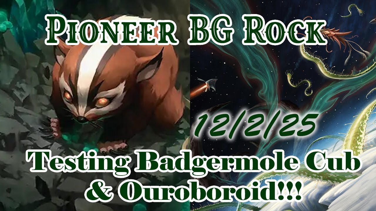 Pioneer BG Rock! Badgermole Cub with Ouroboroid! (12/2/25) - YouTube