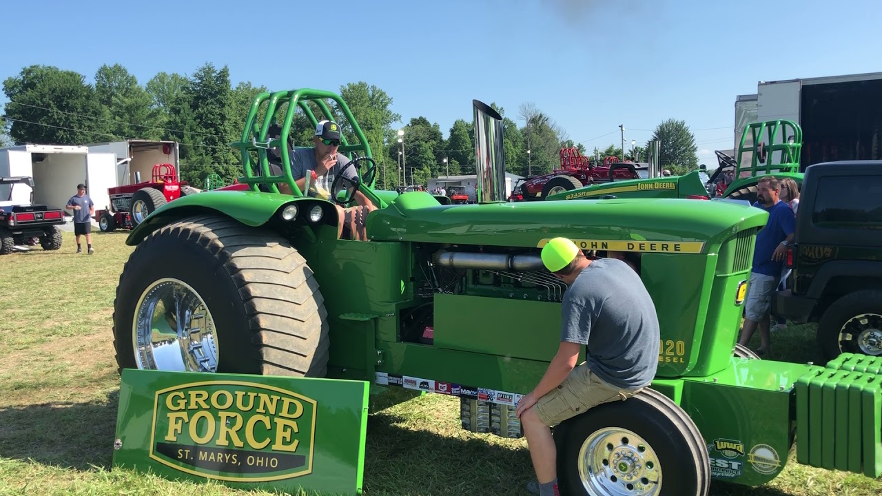 Pulling Tractor Starting Procedure - YouTube