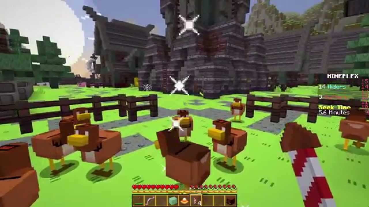 Minecraft Funny Moments / Chicken Garry's mod and hiding fails - YouTube